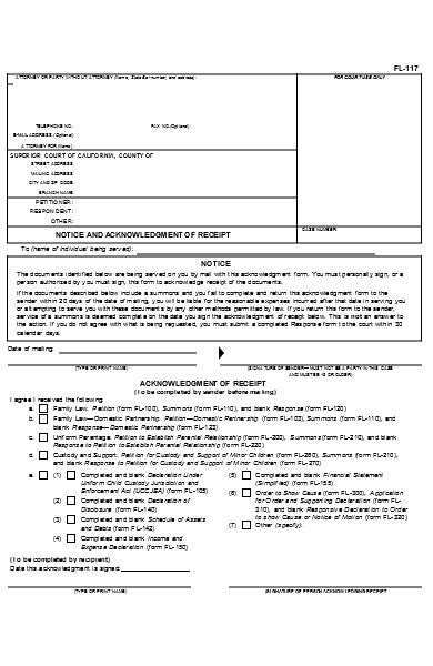 FREE 51+ Acknowledgment Forms in PDF | MS Word