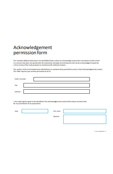FREE 51+ Acknowledgment Forms in PDF | MS Word