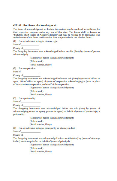 FREE 51+ Acknowledgment Forms in PDF | MS Word