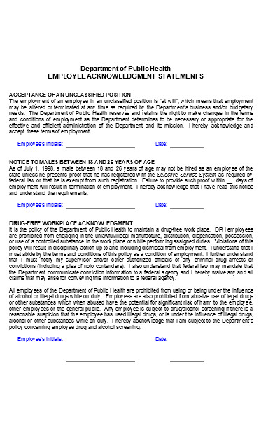 FREE 51+ Acknowledgment Forms in PDF | MS Word