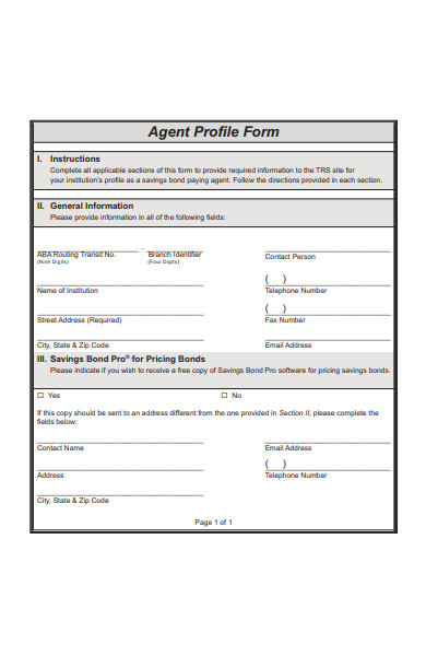 FREE 55+ Profile Form Samples, PDF, MS Word, Google Docs, Excel