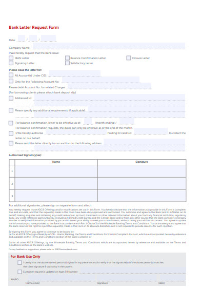 FREE 49+ Letter Request Forms in PDF | Ms Word