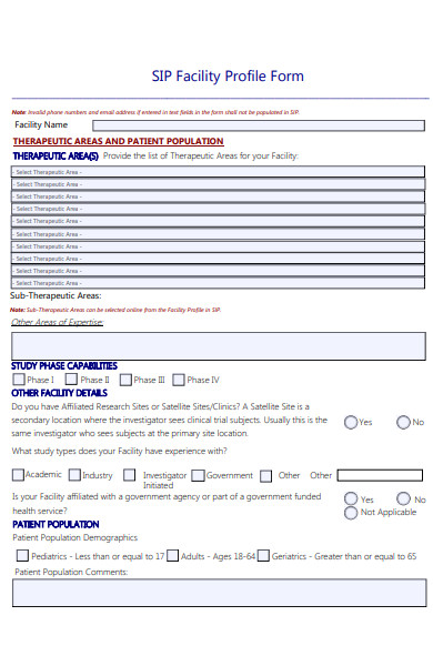 FREE 55+ Profile Form Samples, PDF, MS Word, Google Docs, Excel