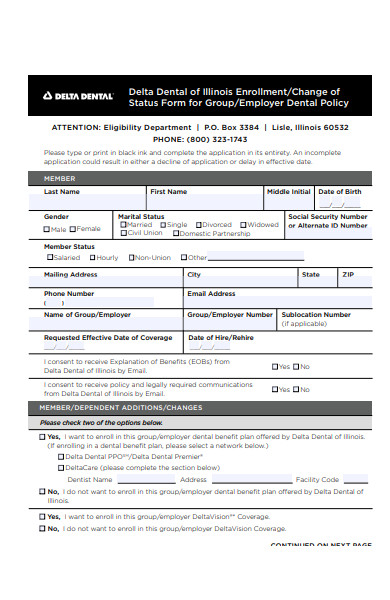 FREE 51+ Change of Status Forms in PDF | MS Word