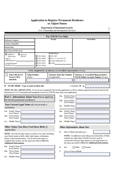 FREE 51+ Change of Status Forms in PDF | MS Word