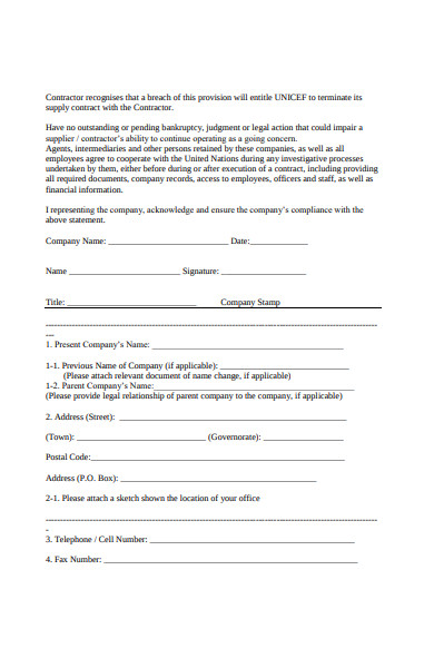 FREE 55+ Profile Form Samples, PDF, MS Word, Google Docs, Excel