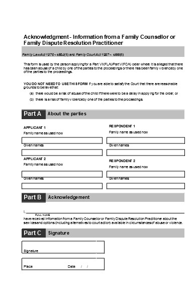 FREE 51+ Acknowledgment Forms in PDF | MS Word