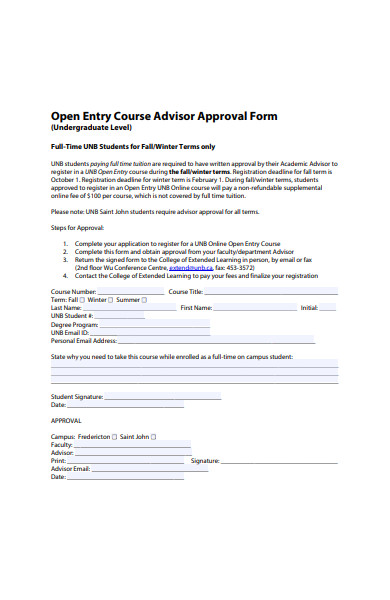 FREE 54+ Approval Form Samples, PDF, MS Word, Google Docs, Excel