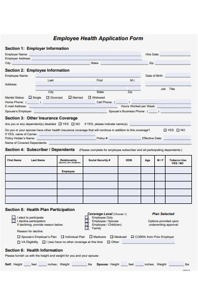 FREE 49+ Employee Forms in PDF | Ms Word | Excel