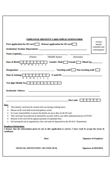 FREE 51+ Employee Form Samples, PDF, MS Word, Google Docs