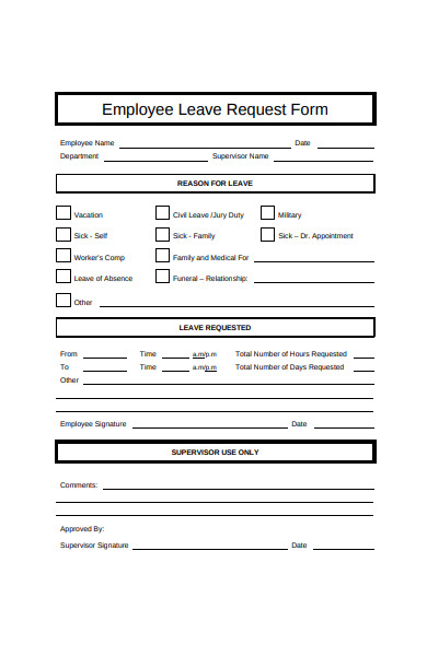 FREE 51+ Employee Form Samples, PDF, MS Word, Google Docs