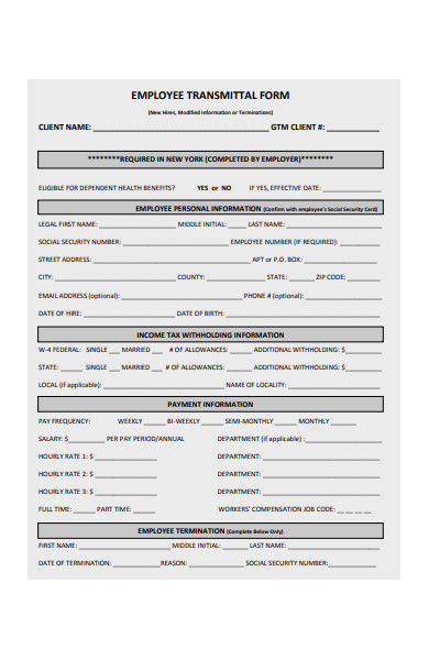 FREE 49+ Employee Forms in PDF | Ms Word | Excel