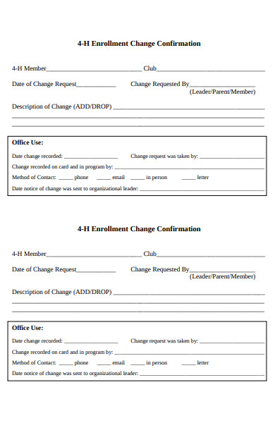 FREE 30+ Enrollment Confirmation Forms Download – How to Create Guide, Tips