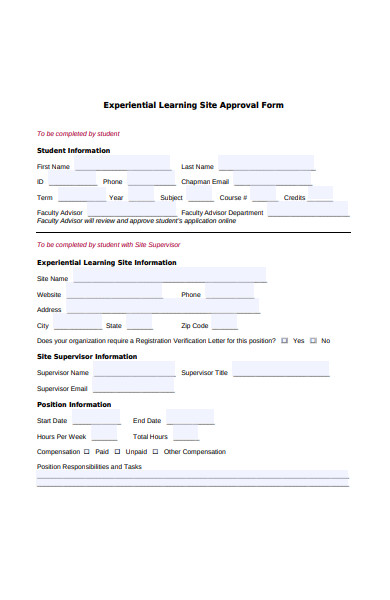 FREE 54+ Approval Form Samples, PDF, MS Word, Google Docs, Excel