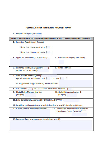 FREE 29+ Interview Request Forms in PDF | Ms Word
