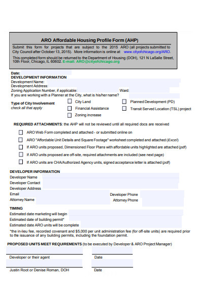 FREE 55+ Profile Form Samples, PDF, MS Word, Google Docs, Excel