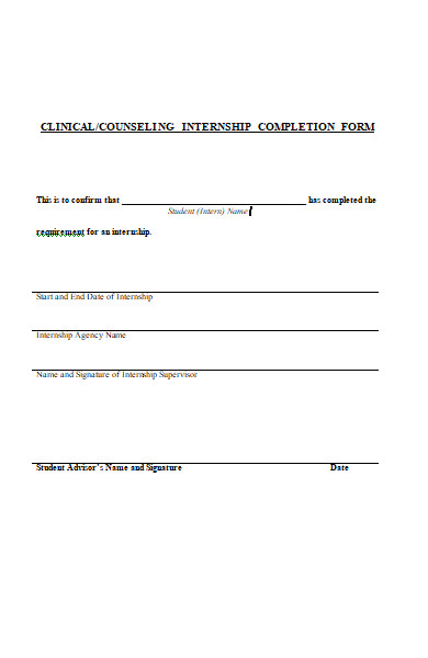 FREE 27+ Internship Evaluation Form Samples, PDF, MS Word, Google Docs
