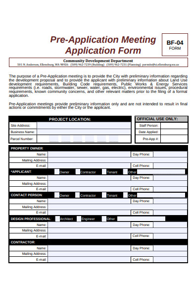 FREE 43+ Meeting Forms in PDF | Ms Word | Excel