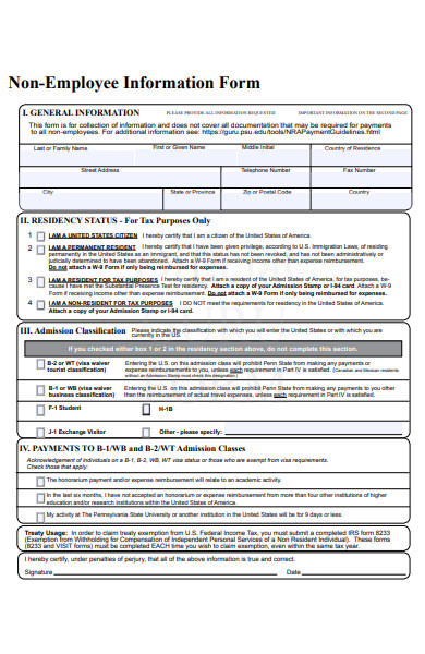 FREE 51+ Employee Form Samples, PDF, MS Word, Google Docs