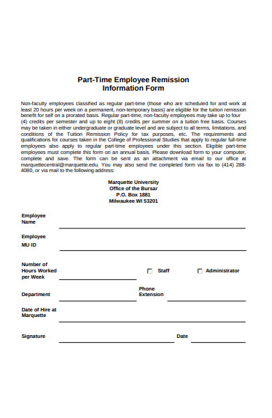 FREE 51+ Employee Form Samples, PDF, MS Word, Google Docs