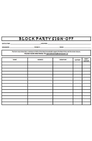 FREE 51+ Sign Off Form Samples, PDF, MS Word, Google Docs