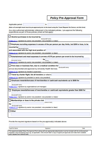 FREE 54+ Approval Form Samples, PDF, MS Word, Google Docs, Excel