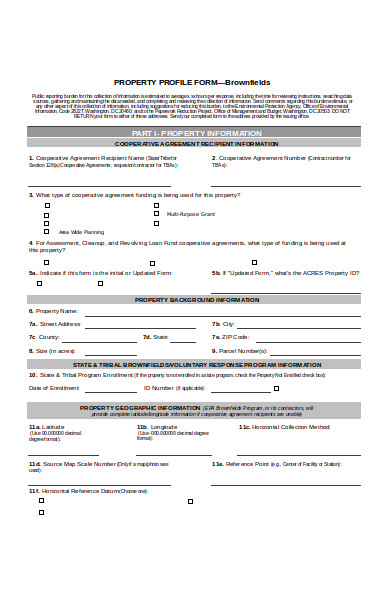 FREE 51+ Profile Forms in PDF | Ms Word | Excel