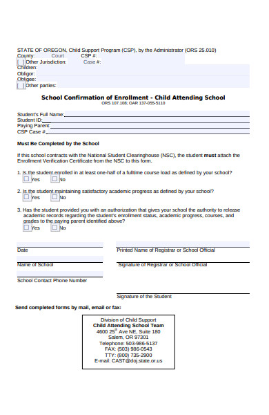 FREE 30+ Enrollment Confirmation Forms Download – How to Create Guide, Tips