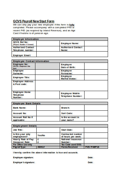 The Ultimate Guide To New Employee Forms Free Templates