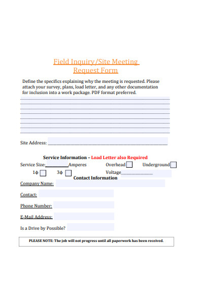 FREE 43+ Meeting Forms in PDF | Ms Word | Excel