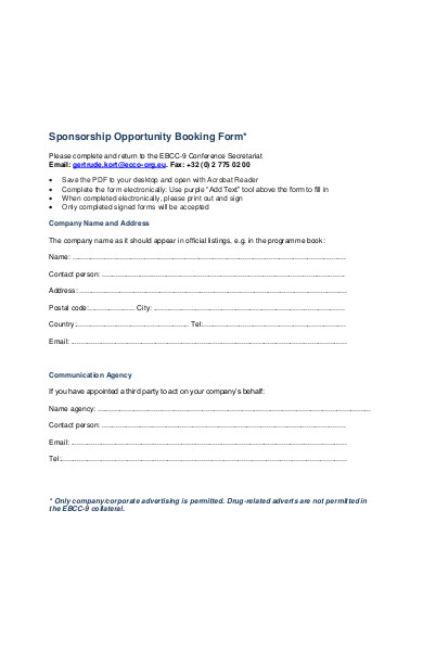 FREE 49+ Booking Form Samples, PDF, MS Word, Google Docs, Excel
