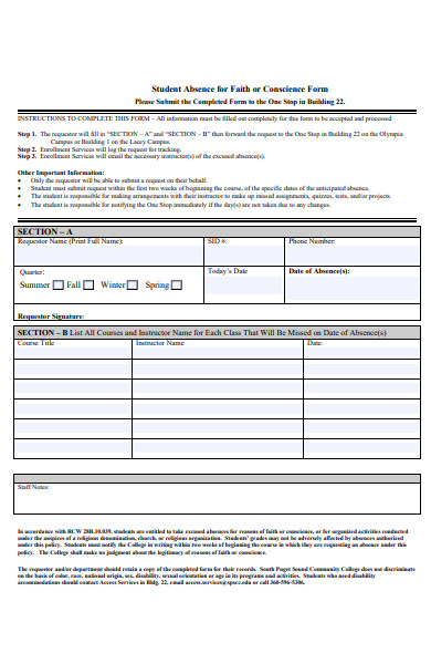 FREE 51+ Student Forms in PDF | Ms Word | Excel