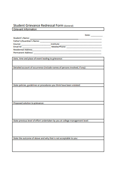 FREE 51+ Student Forms in PDF | Ms Word | Excel