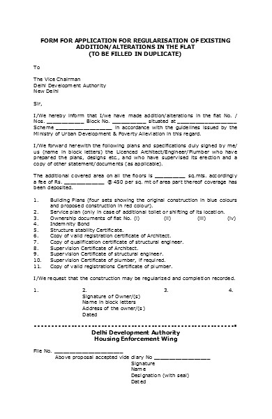 FREE 50+ Construction Forms in PDF | MS Word