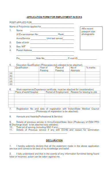 FREE 50+ Job Forms Download – How to Create Guide, Tips