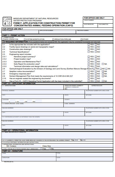 FREE 50+ Construction Forms in PDF | MS Word