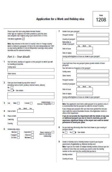 FREE 50+ Work Forms in PDF | MS Word