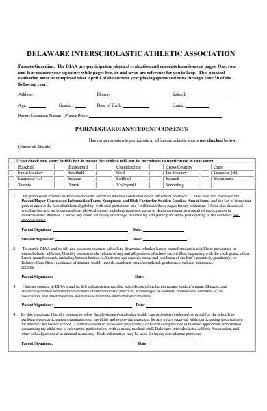 FREE 51+ Athlete Forms in PDF | MS Word