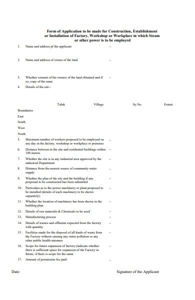 FREE 50+ Construction Forms in PDF | MS Word