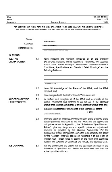 FREE 50+ Construction Forms in PDF | MS Word