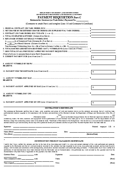 FREE 50+ Construction Forms in PDF | MS Word