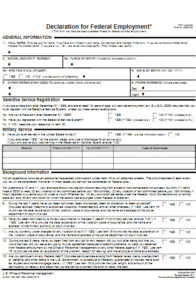 FREE 50+ Work Forms in PDF | MS Word
