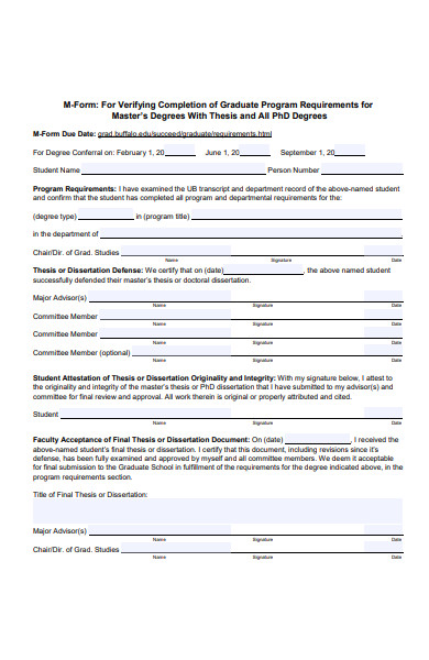 FREE 53+ Graduate Forms in PDF | MS Word | Excel