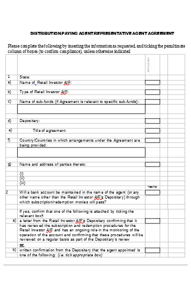 FREE 44+ Representative Forms in PDF | MS Word