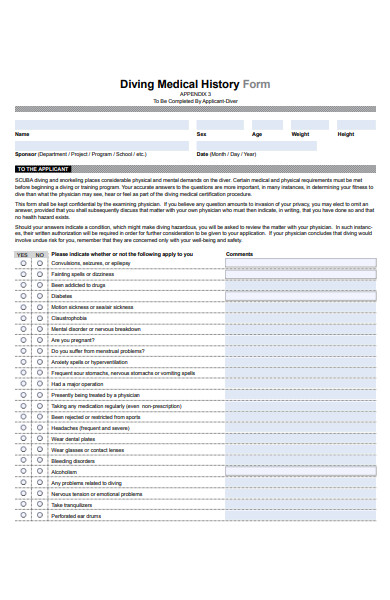 FREE 49+ History Forms in PDF | Ms Word | Excel
