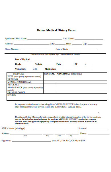 FREE 49+ History Forms in PDF | Ms Word | Excel