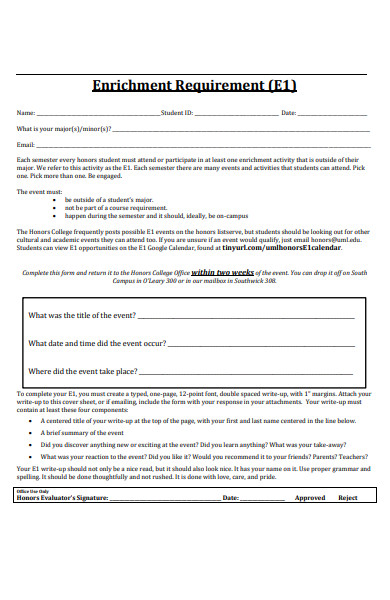 FREE 31+ Requirement Forms in PDF | MS Word | Excel