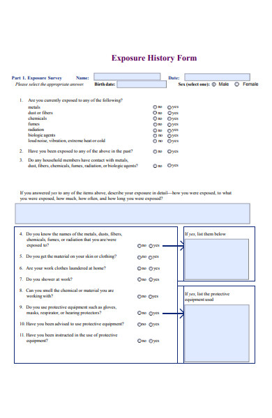 FREE 49+ History Forms in PDF | Ms Word | Excel