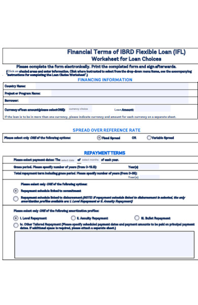 FREE 55+ Loan Forms in PDF | MS Word | Excel