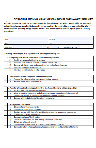 FREE 51+ Funeral Forms in PDF | MS Word